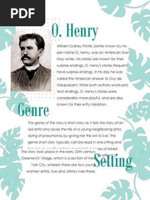 The Last Leaf By O Henry Characters