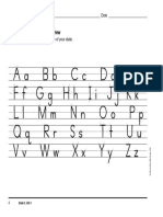 Grade 3 Handwriting Workbook | PDF | Letter Case | Manuscript