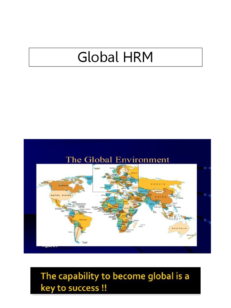 Global HRM | PDF | Multinational Corporation | Human Resource Management