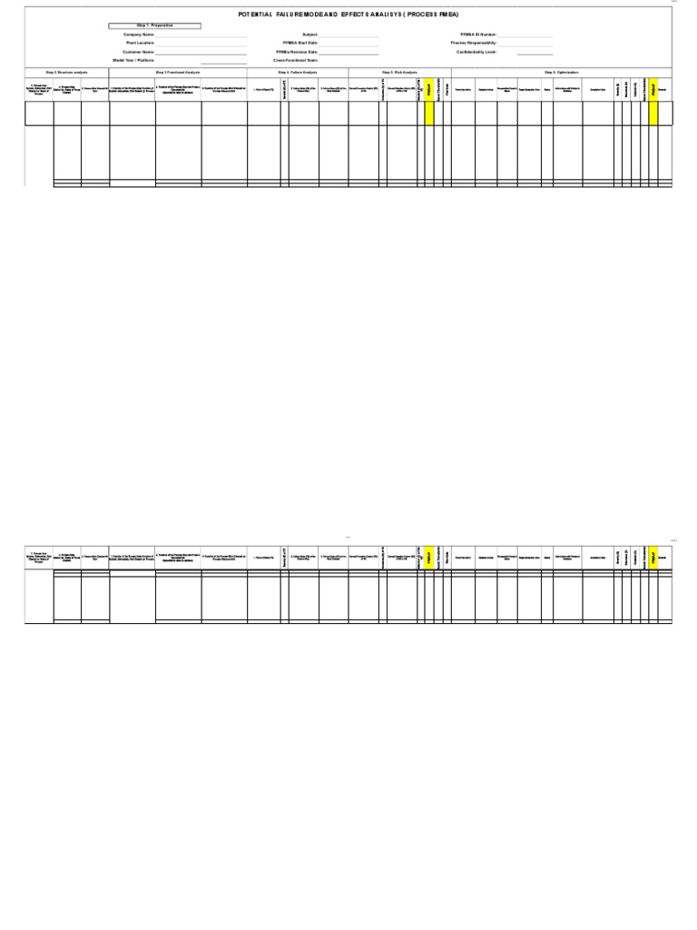 Formato AMEF VDA | PDF | Systems Theory | Systems Science