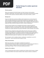 Family Therapy Treatment Plan Overview | PDF | Family Therapy | Therapy