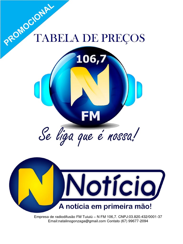 Tabela de Preços Promocional | PDF | Tecnologia de mídia | Imagem