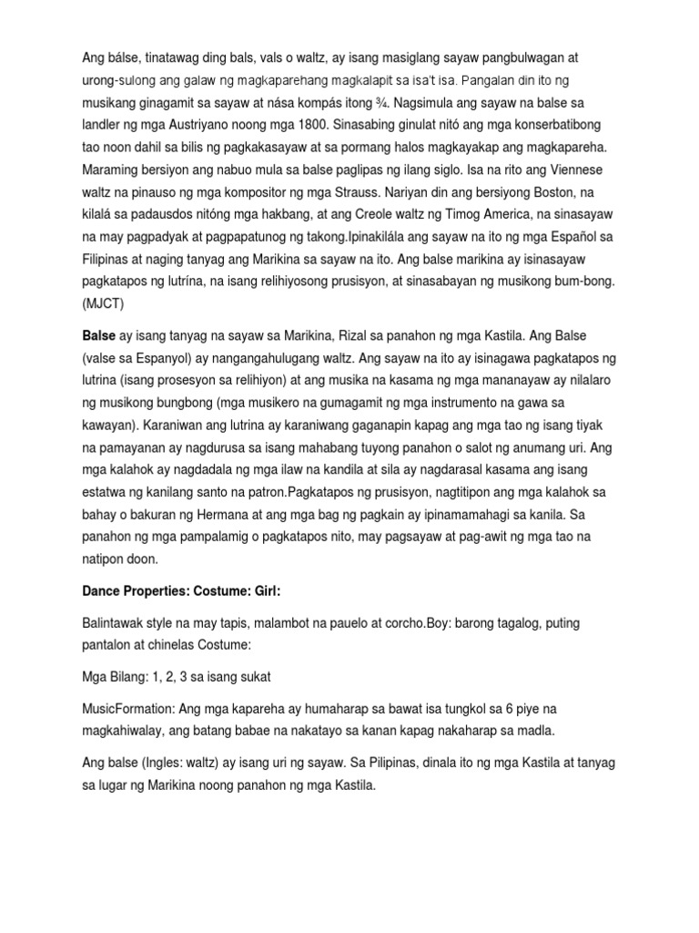 Ang Bálse | PDF