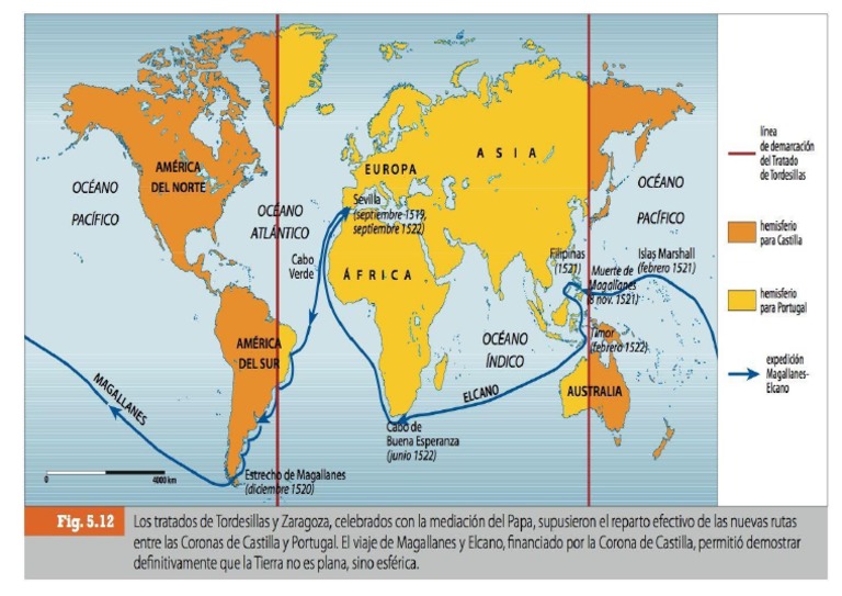 Mapa Del Tratado de Tordesillas | PDF