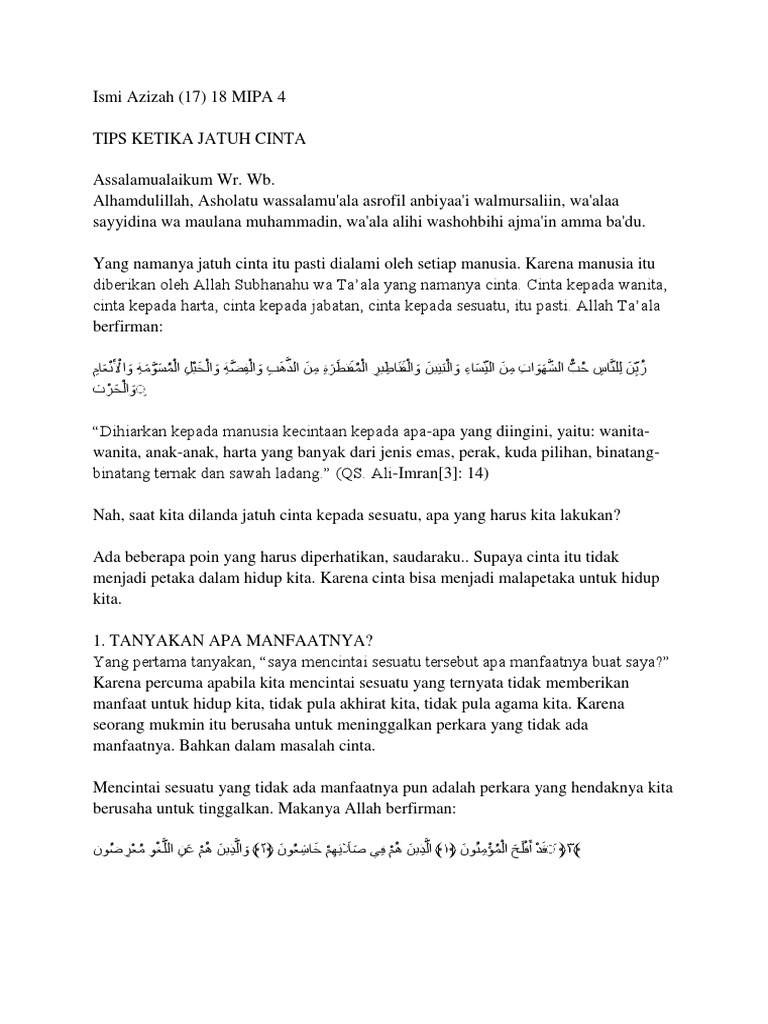 Ceramah Tentang Cinta | PDF