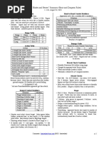V20 Combat Cheat Sheet | PDF | Projectile Weapons