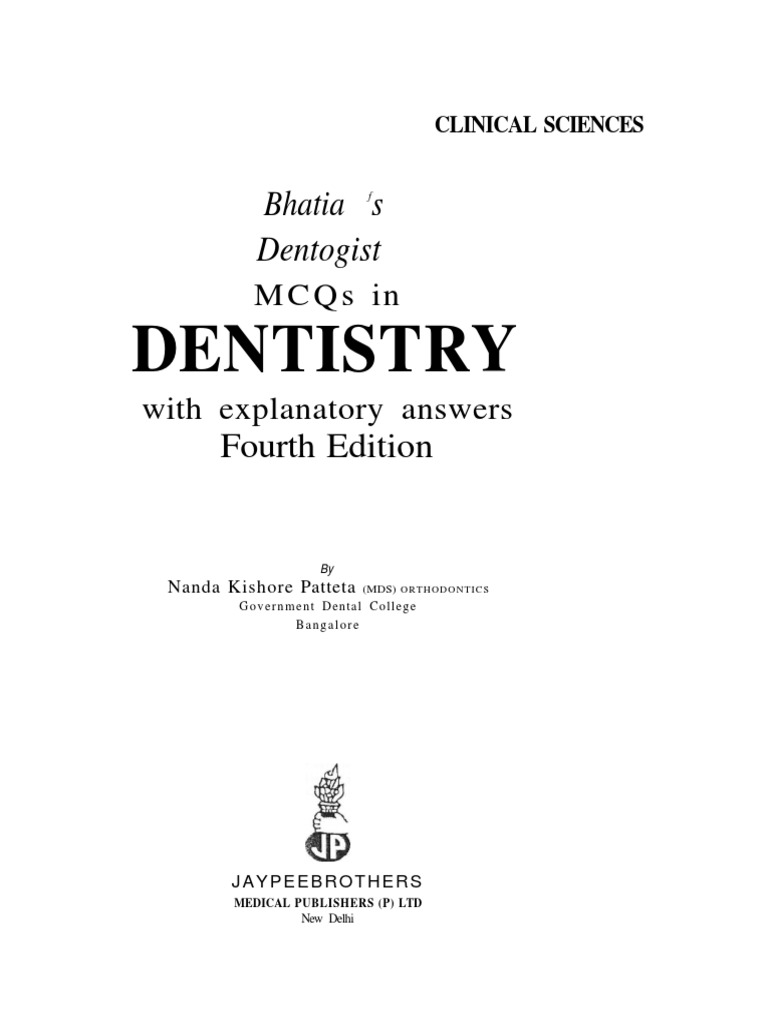 Bhatia MCQ Oral Max Surgery | PDF | Skeletal System | Animal Anatomy