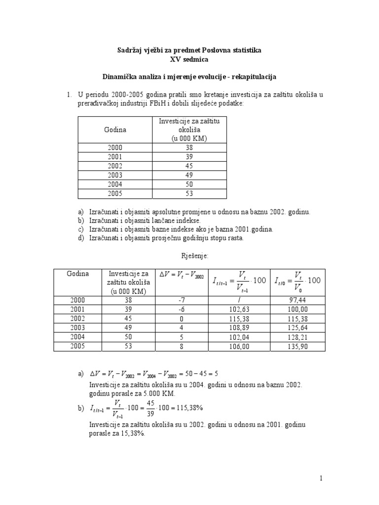 Statistika Zadaci | PDF