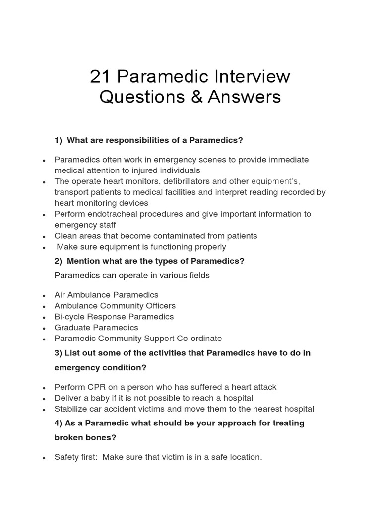 Paramedics | PDF | Paramedic | Emergency Medical Technician
