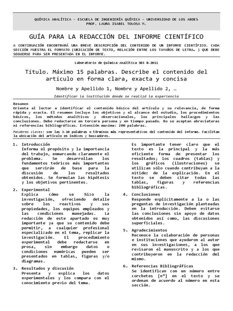 Formato de Informe Cientifico PDF | PDF | Science | Ciencia cognitiva