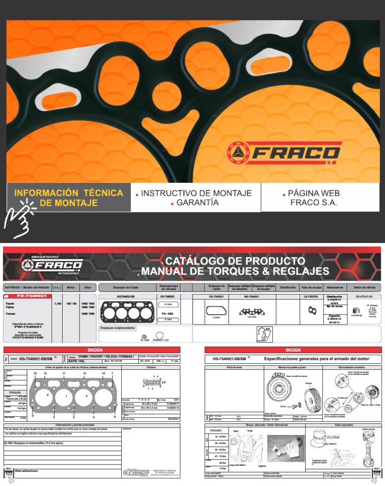 Manual de Torques | PDF | Ingeniería de Transporte | Vehículos