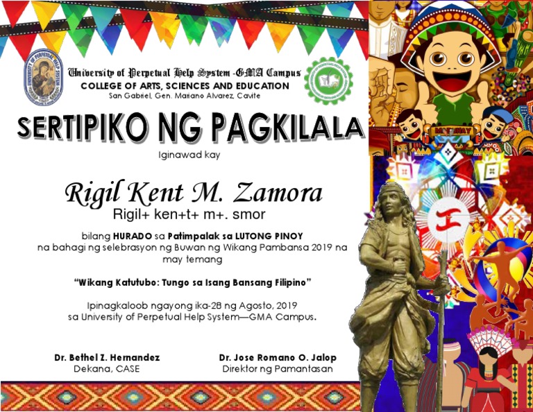 Sertipiko NG Hurado | PDF