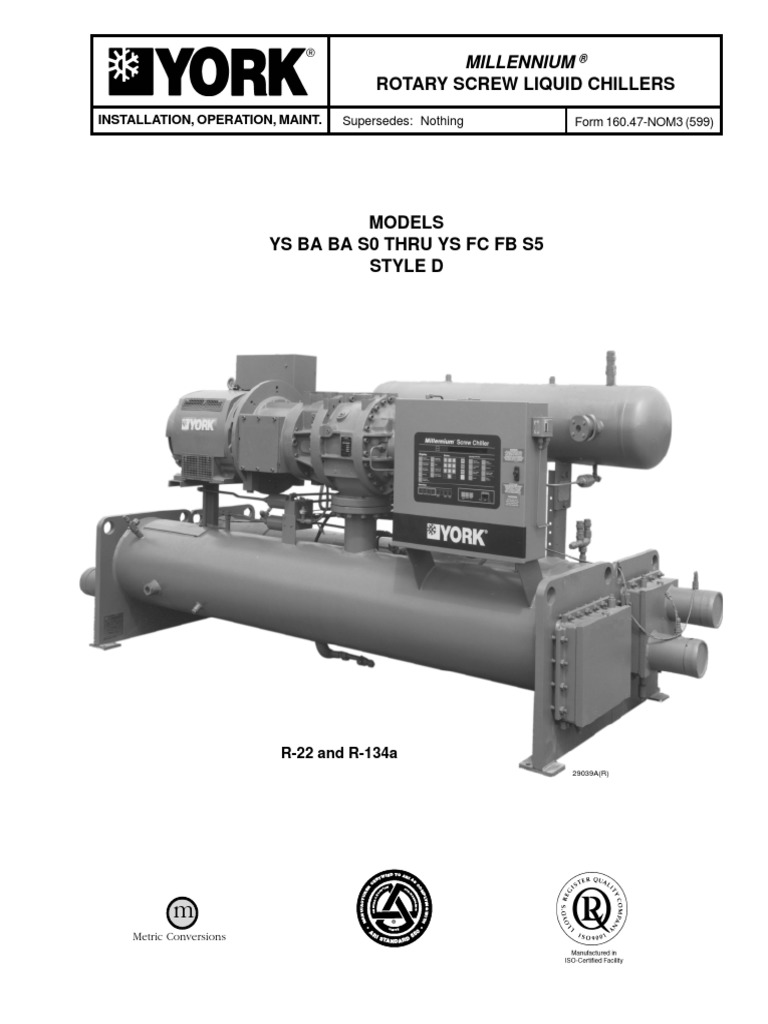 York Ys Style D MANTT0 | PDF | Heating, Ventilating, And Air ...