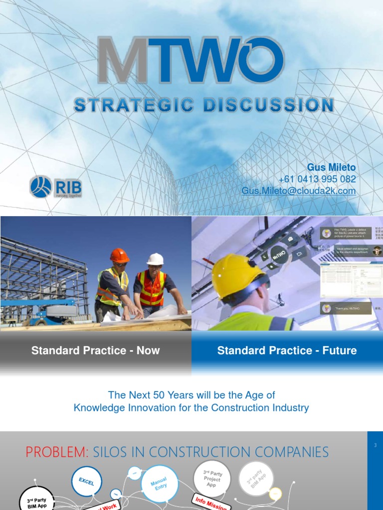 MTWO Presentation Overview | PDF | Building Information Modeling | Procurement