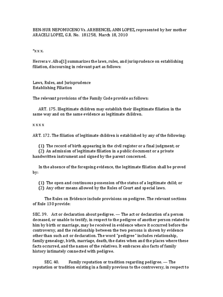 Proving Proof of Filiation | PDF | Genealogy | Father