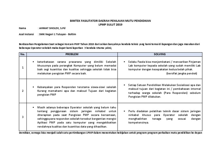 Kendala Dan Solusi | PDF