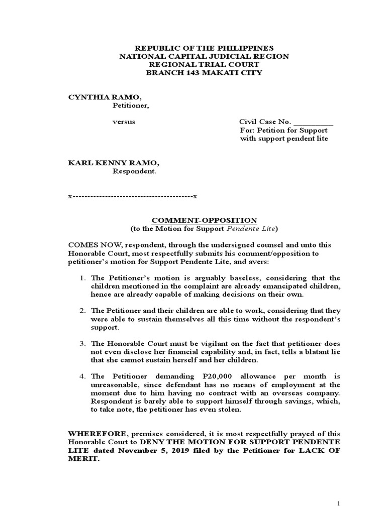 Pendente Lite | PDF | Courts | Government