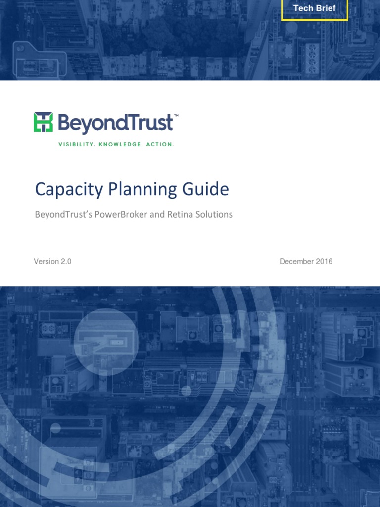 Beyond Trust Capacity Planning Guide | PDF | Load Balancing (Computing ...
