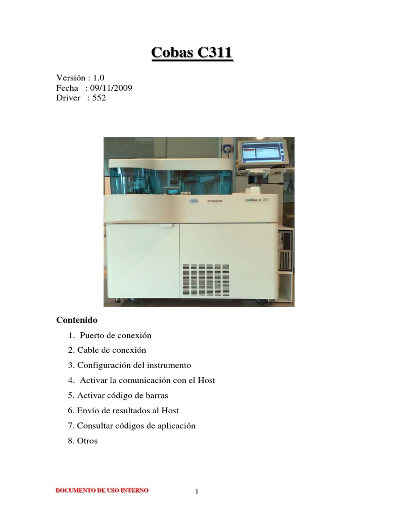 Cobas C311 Host Interface Manual | PDF | Informática | Software