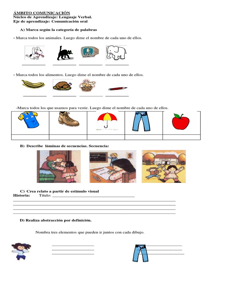 Prueba Final de Pre Kinder | PDF | Epistemología | Aprendizaje