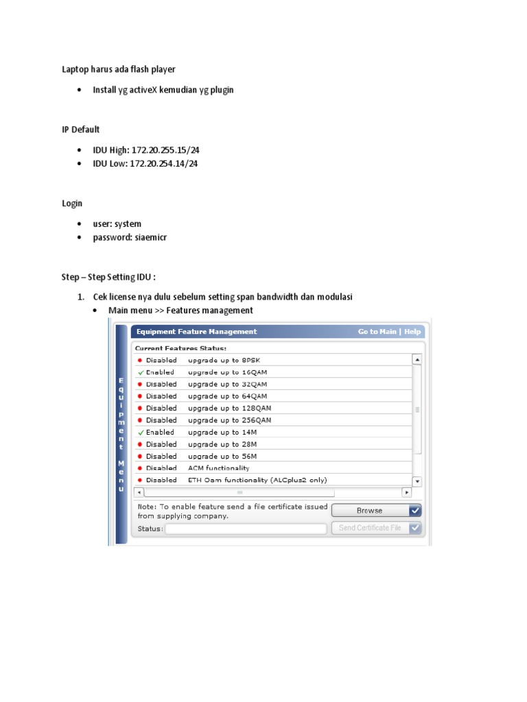 Setting Radio SIAE | PDF | Computers