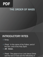 Catholic Order of Mass | PDF | Mass (Liturgy) | God The Father