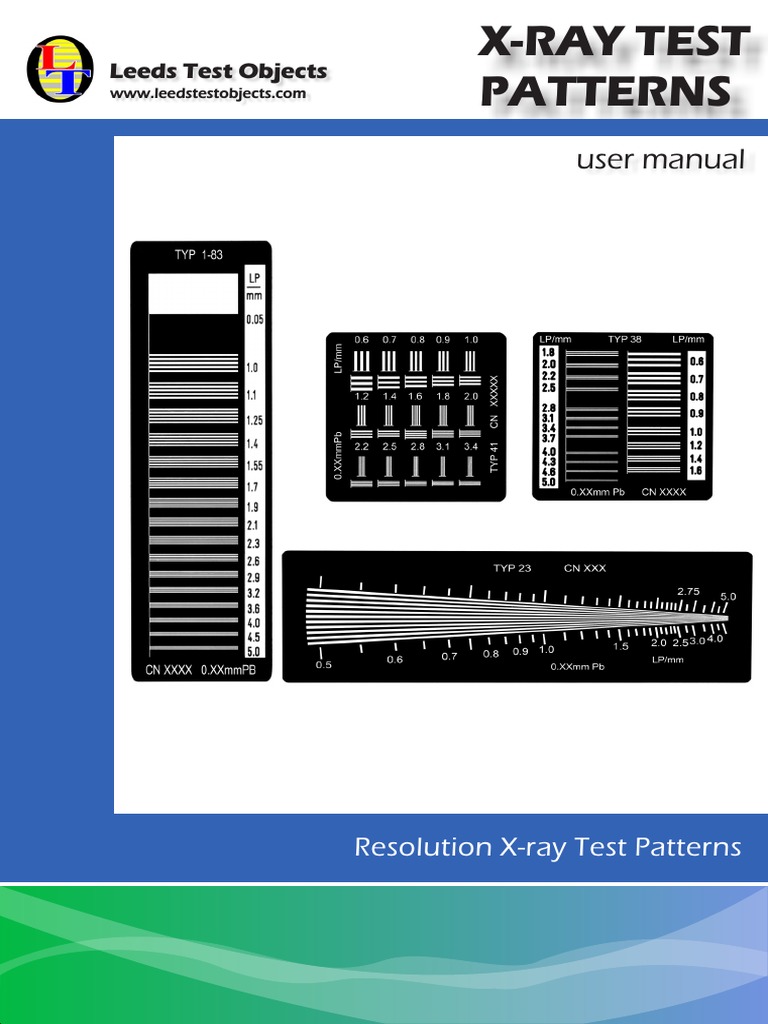 X-Ray Resolution Test Procedures | PDF | X Ray | Optics