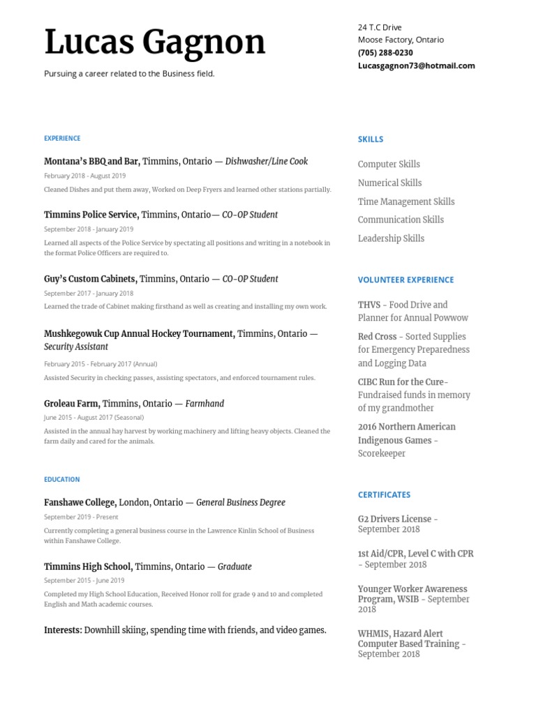 Resume References and Recommendation Letter | PDF