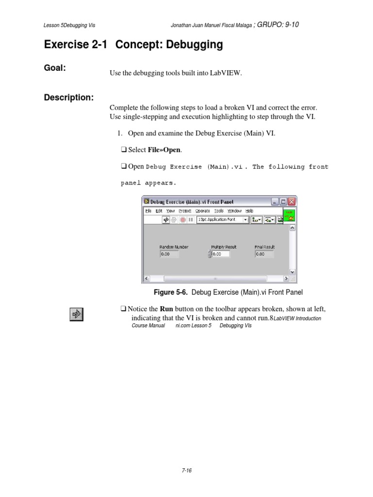 Labview Core 1 Exercises Manual Exercise 2 1 Jonathan Juan Manuel Fiscal Malaga Pdf 