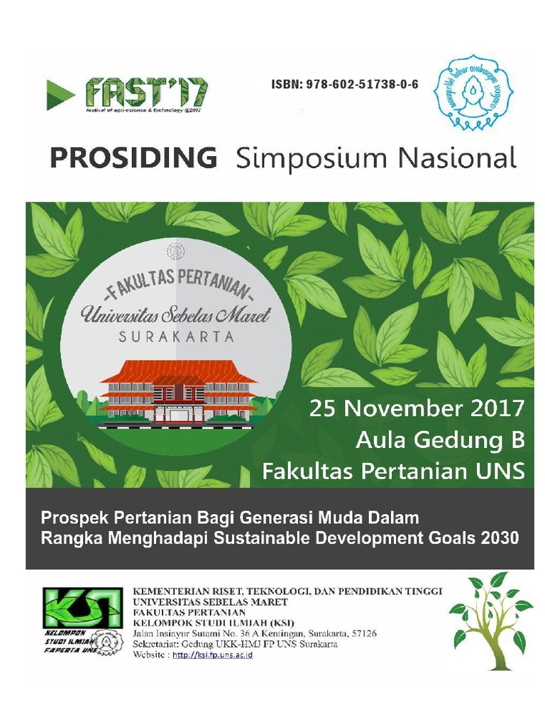 Prosiding Isbn Semnas Fast 2017 PDF | PDF