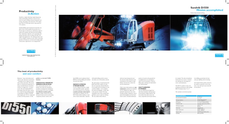 Di 550 | PDF | Mining | Engines
