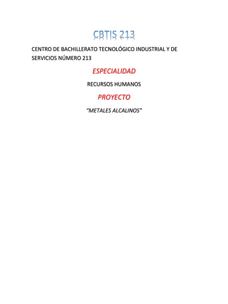 Cbtis 213 | PDF