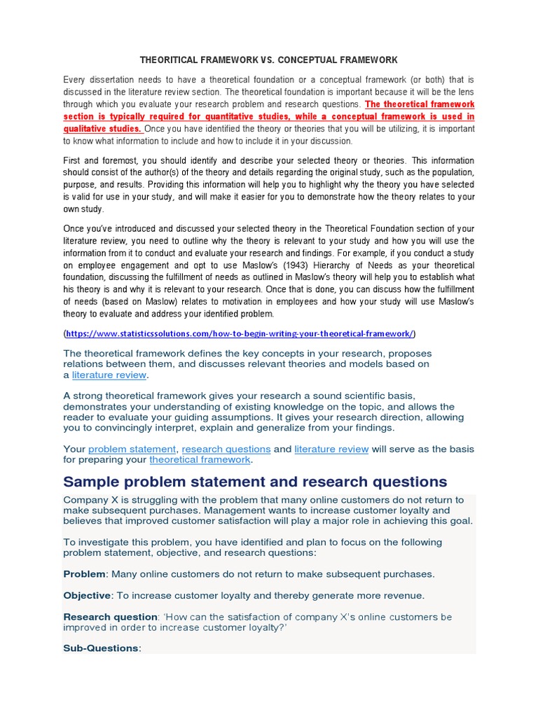 Theoritical Framework | Download Free PDF | Theory | Hypothesis