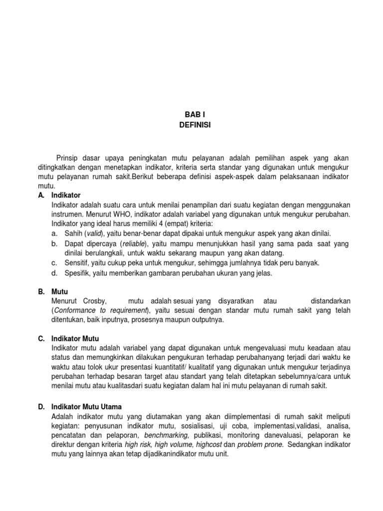 Pedoman Indikator Unit | PDF | Bisnis | Sains & Matematika