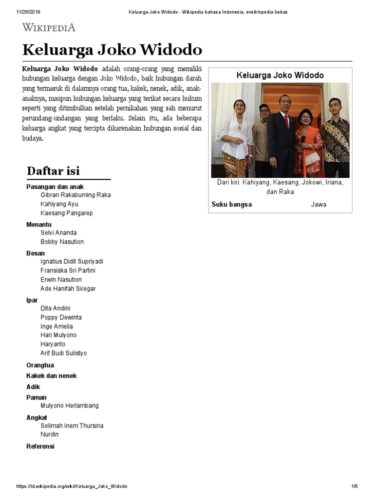 Ini Keluarga Pak Joko | PDF