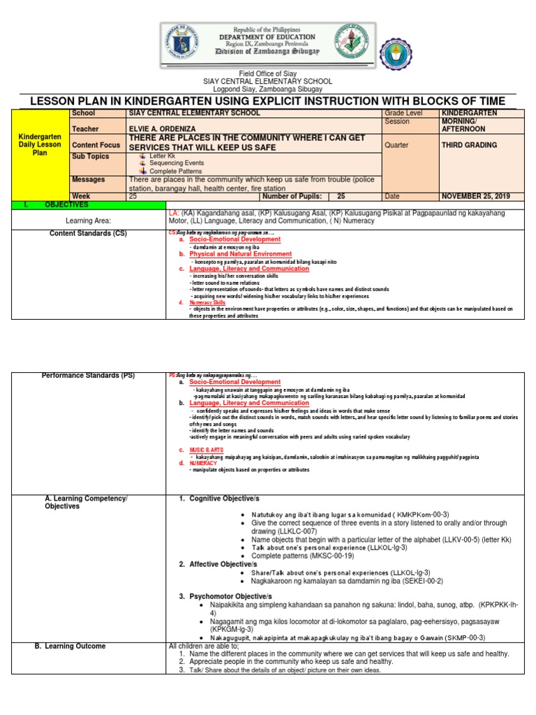 Cot DLL - Final For Demo Nov. 25 | PDF | Literacy | Learning
