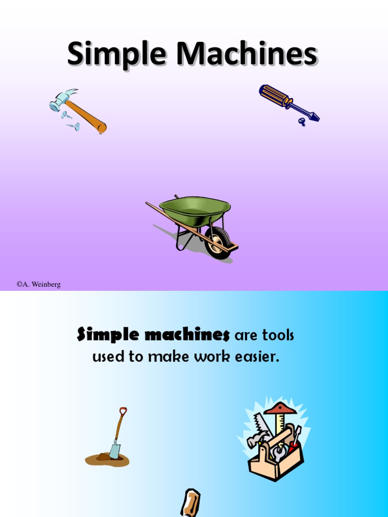 Simple Machines | PDF | Lever | Machines