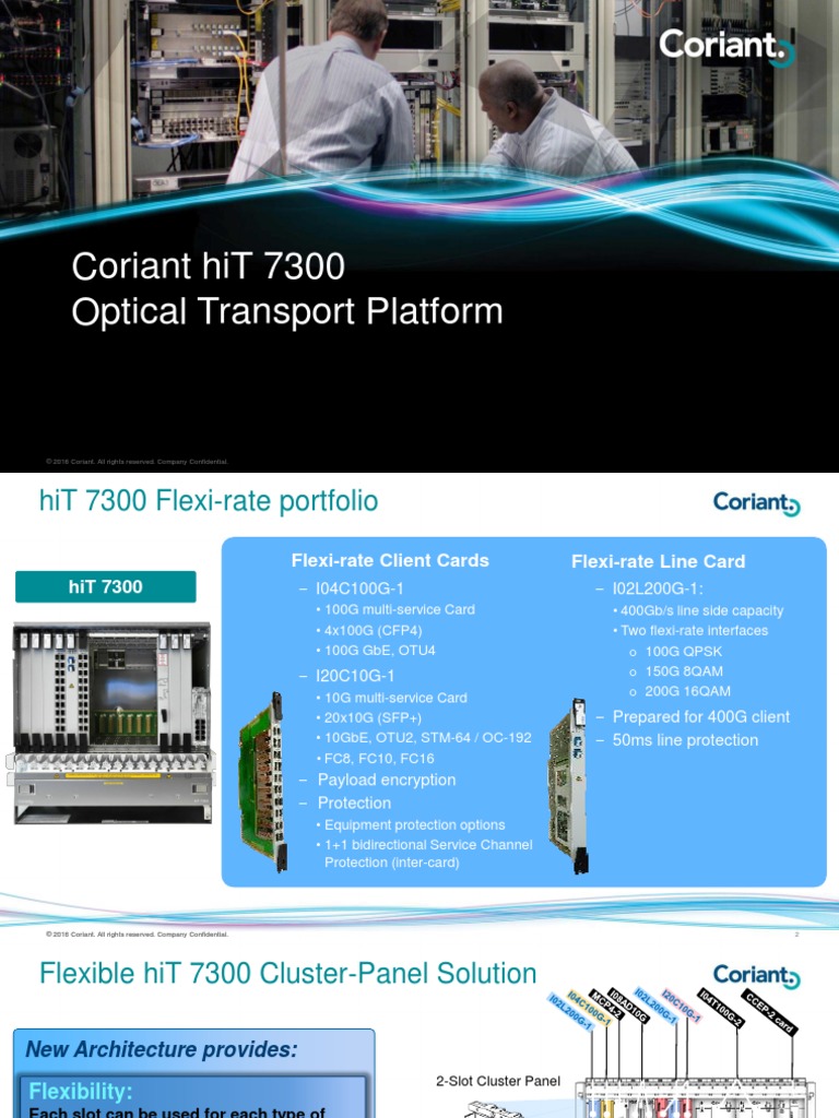 HiT 7300 Overview Training | PDF | Wavelength Division Multiplexing ...