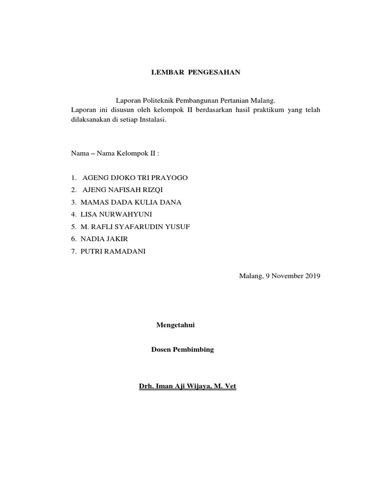 Laporan Praktikum Ilmu Ternak - Pak Aji | PDF | Teknologi & Rekayasa