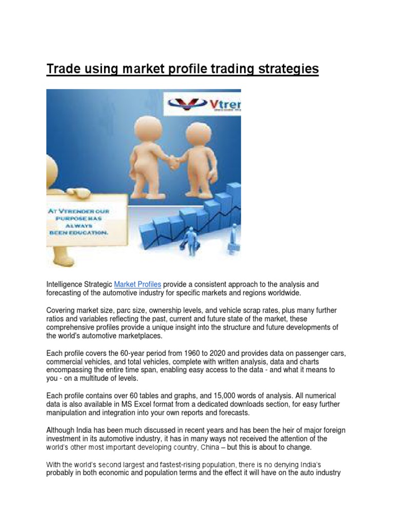Market Profile Trading Strategies Guide | PDF | Stocks | Market (Economics)