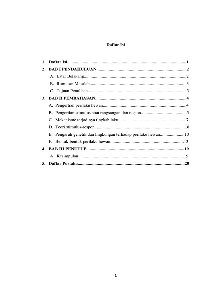 Stimulus Respon | PDF