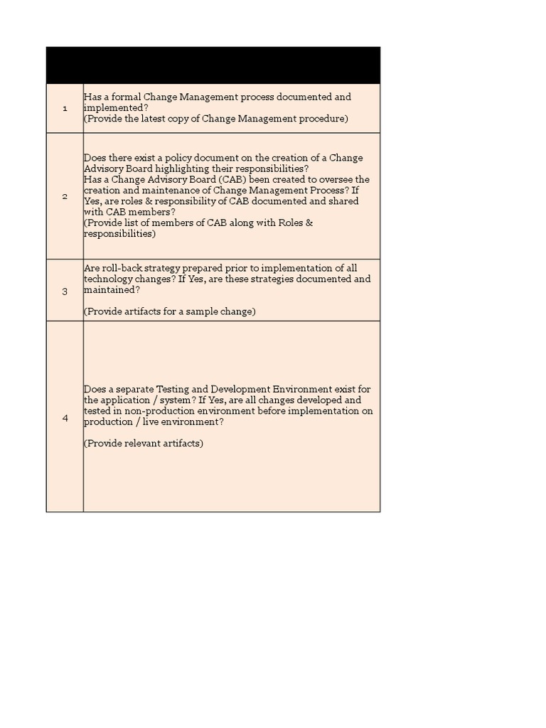 ISO 27001 Change Management Process | PDF | Information Security ...