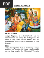 63 Nayanmars Name List in Tamil | PDF | Bhakti Movement