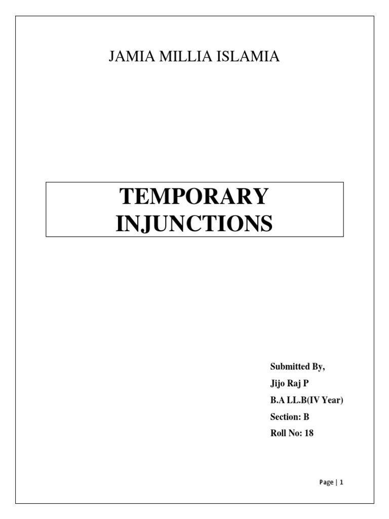 CPC | PDF | Injunction | Equity (Law)