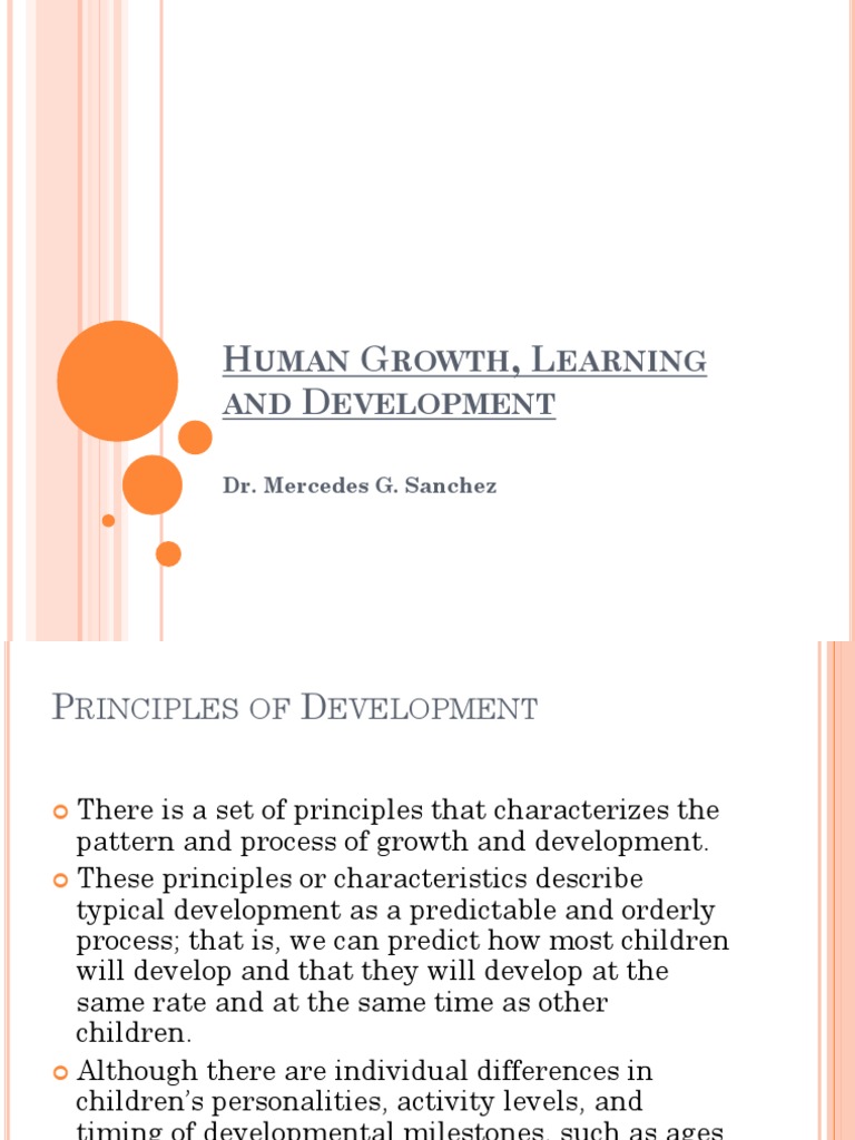 Human Growth, Learning and Development | PDF | Child Development ...