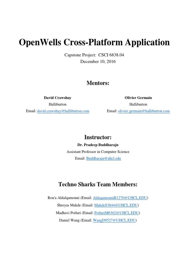 OpenWells PDF | PDF | Xamarin | Cross Platform Software