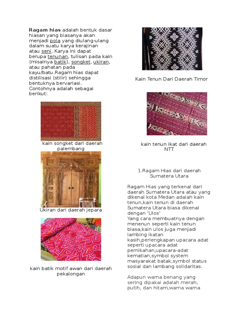 Kliping Ragam Hias | PDF