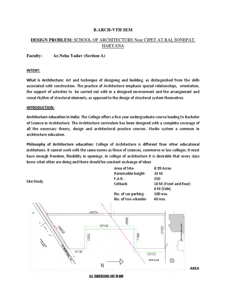 Design Problem 1 - School of Architecture | Download Free PDF | Design ...