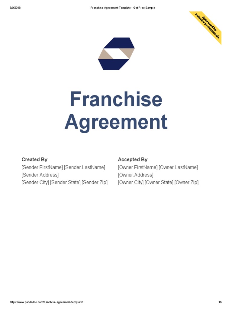 Franchise Agreement Template - Get Free Sample PDF | PDF | Franchising ...