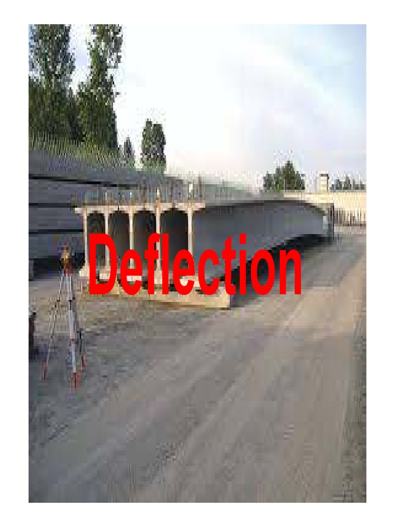 Deflection PDF | PDF | Beam (Structure) | Mechanical Engineering
